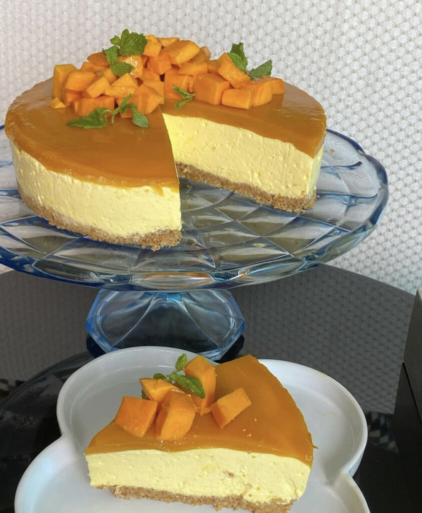 Mango cheesecake - Elithebaker
